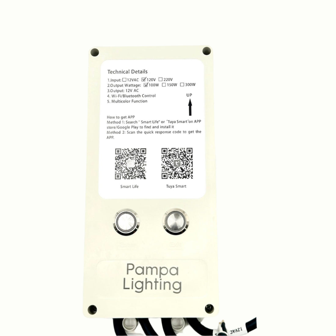 RGBWW Smart Wifi Pool Transformer 100W – Pampa Lighting LLC