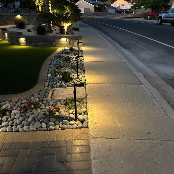 Black Brass L Outdoor Pathlight For Walkway Lighting Outdoor Pathlight ...
